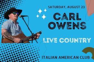 Vero Beach Italian American Civic Association | Carl Owens Live Country
